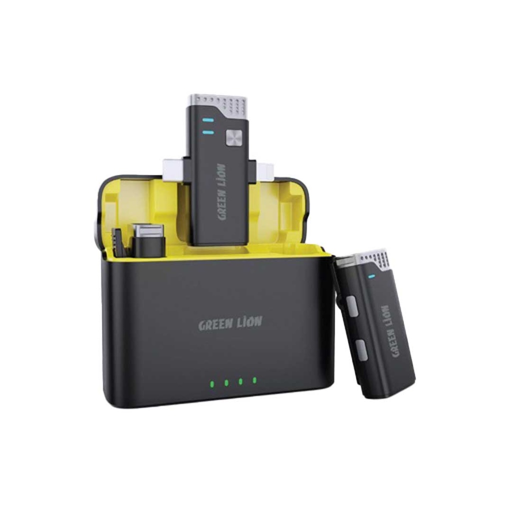 Green Lion 2 In 1 360° Microphone Lightning-Type-C - AppleMe