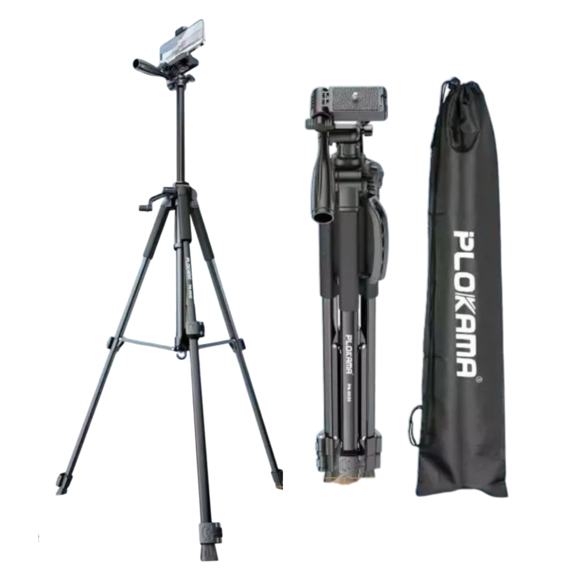 PLOKAMA PK-9930 Tripod – 150cm Professional Stand for Cameras ...