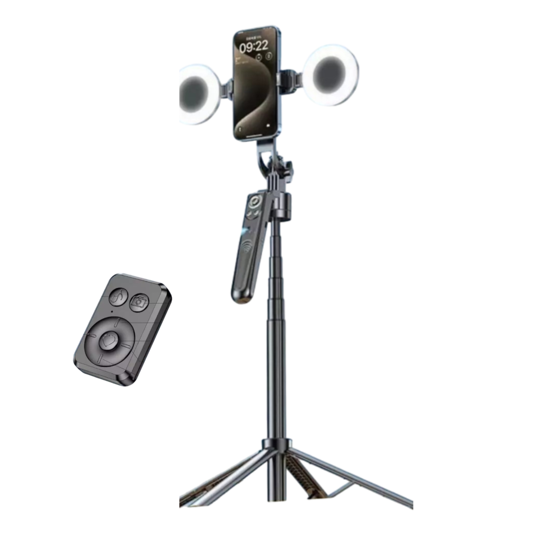 Plokama Auto-A7 pro AI 360° Rotating Tripod Portable Selfie Stick - AppleMe